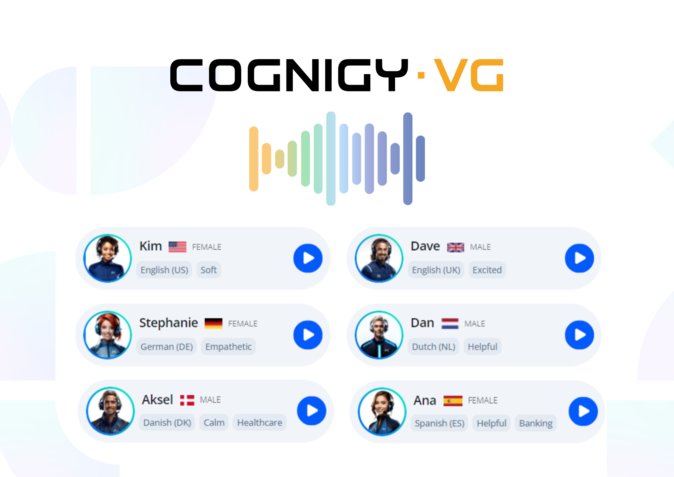Cognigy Voice Gateway | Unlock hyper-realistic voice interactions